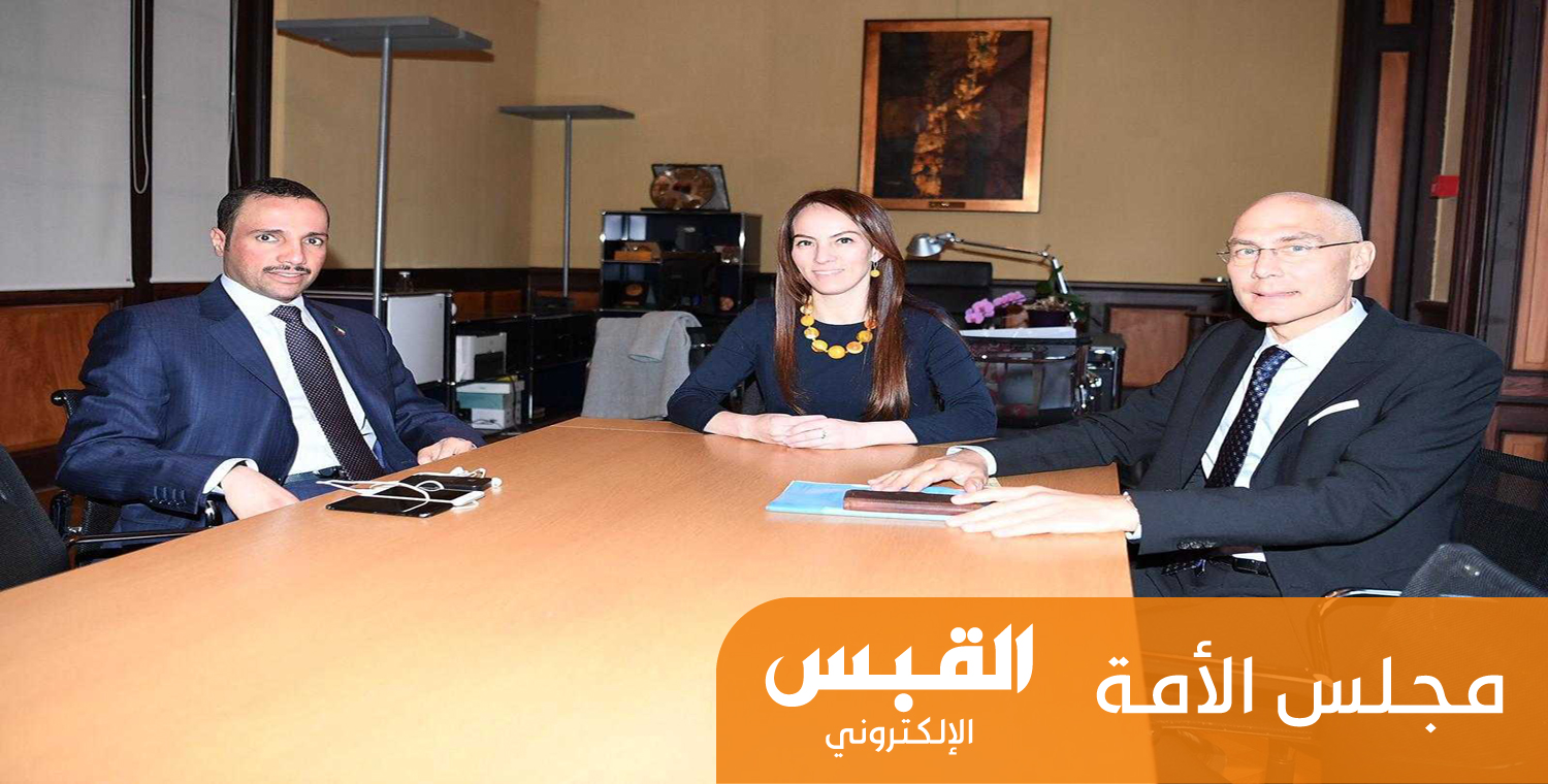 الغانم يجتمع في جنيف مع مسؤول الحماية في مفوضية اللاجئين